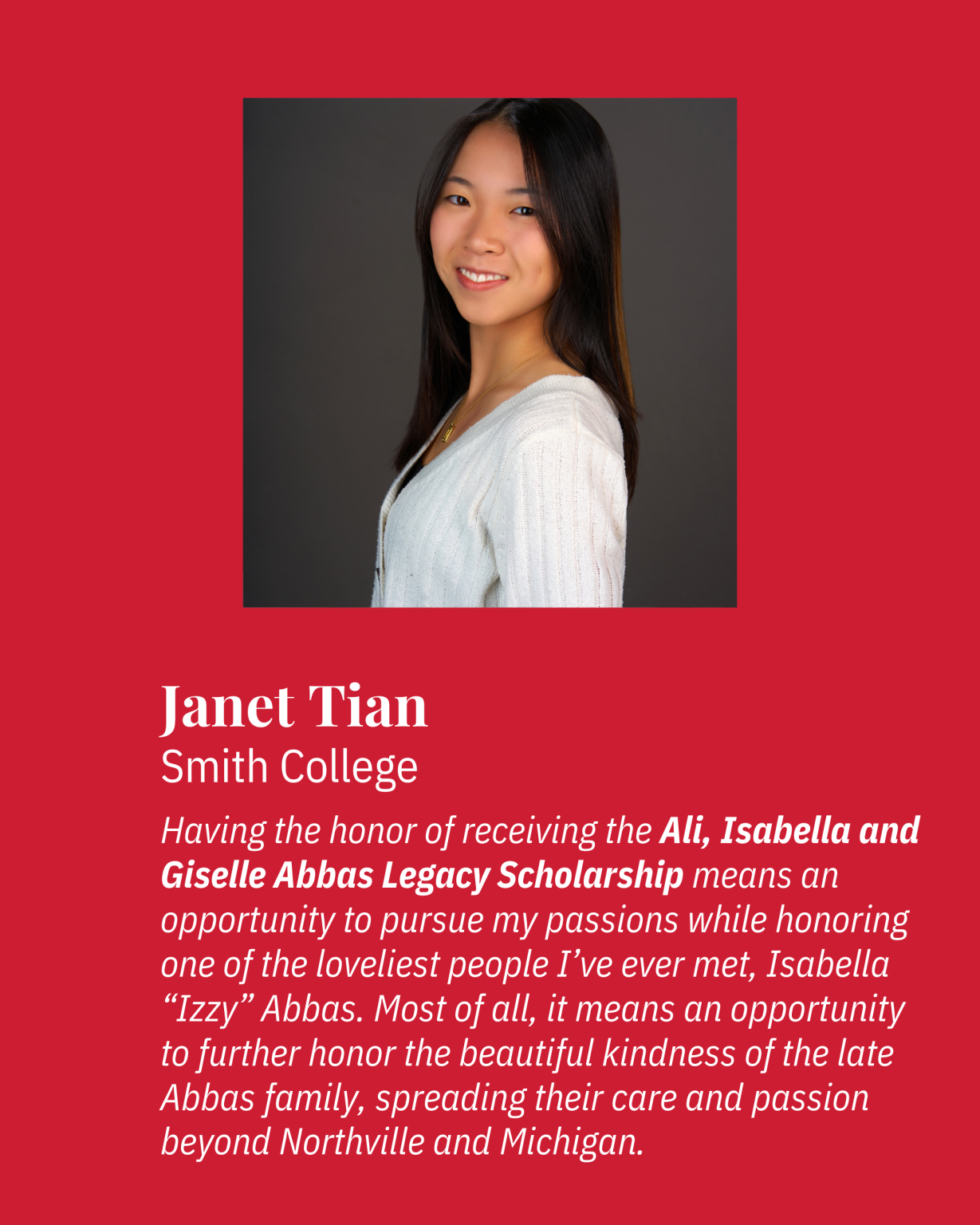 Abbas Family Red Wagon Fund Awards $13,500 in Scholarships - Center for ...