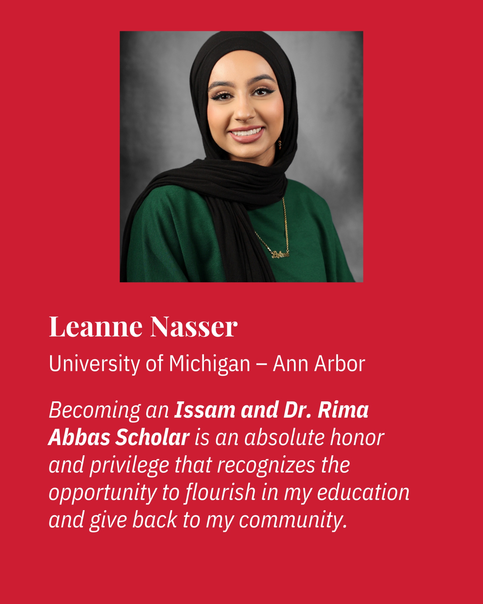 Abbas Family Red Wagon Fund Awards $13,500 in Scholarships - Center for ...