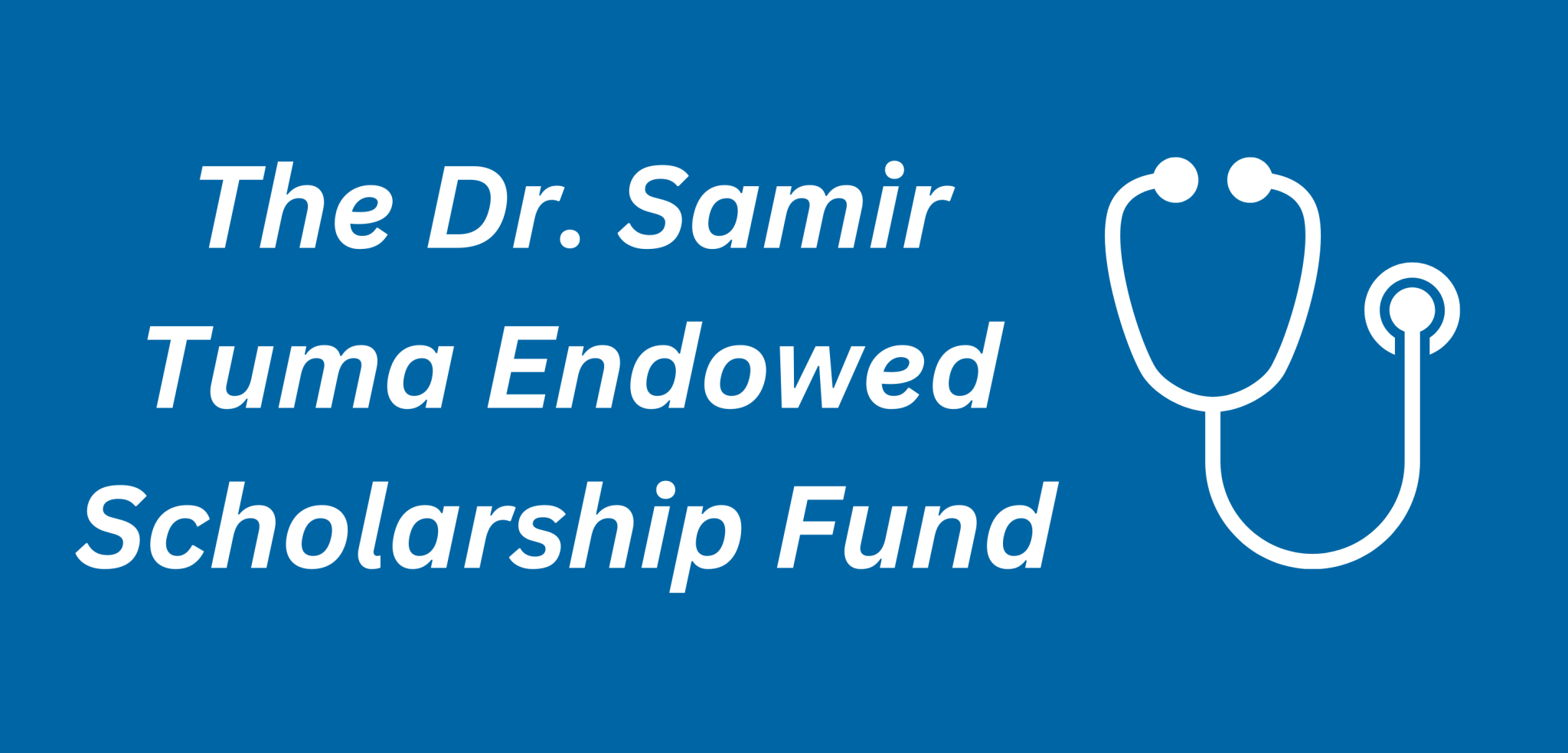 Dr. Samir Tuma Endowed Scholarship Fund - Center for Arab American ...